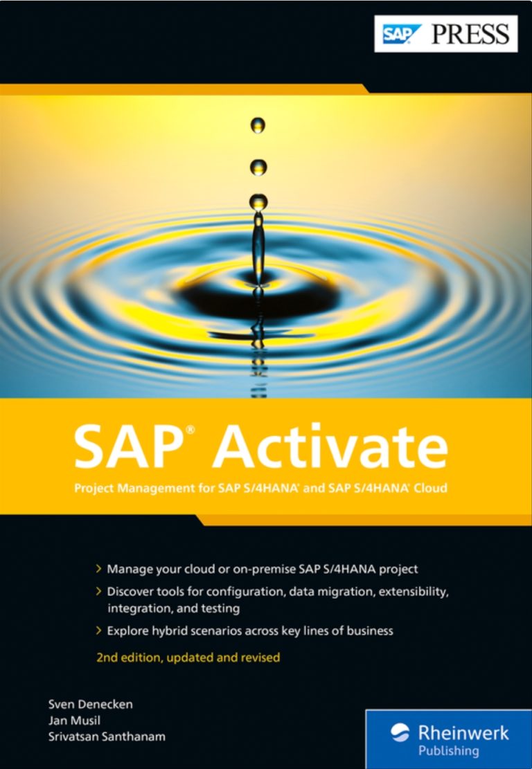 SAP Activate Project Management for SAP S/4HANA and SAP S/4HANA Cloud